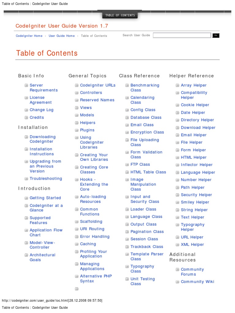 CodeIgniter Official | PDF | Computers