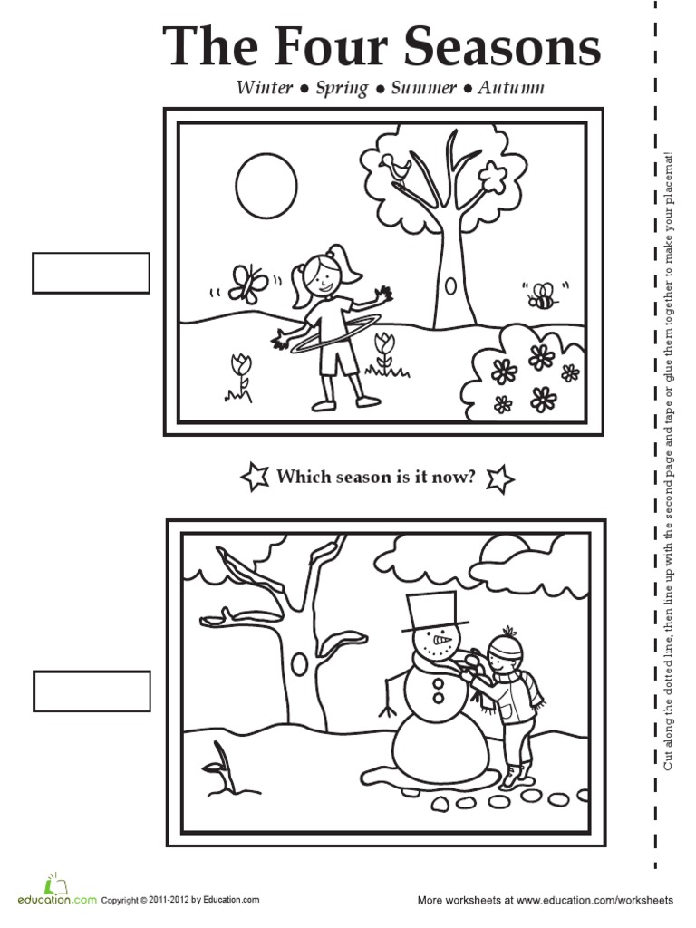 The Four Seasons Worksheet | PDF | Missouri | Leisure