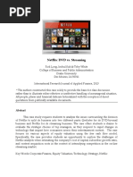 Case Study On Netflix | PDF | Netflix | Streaming Media