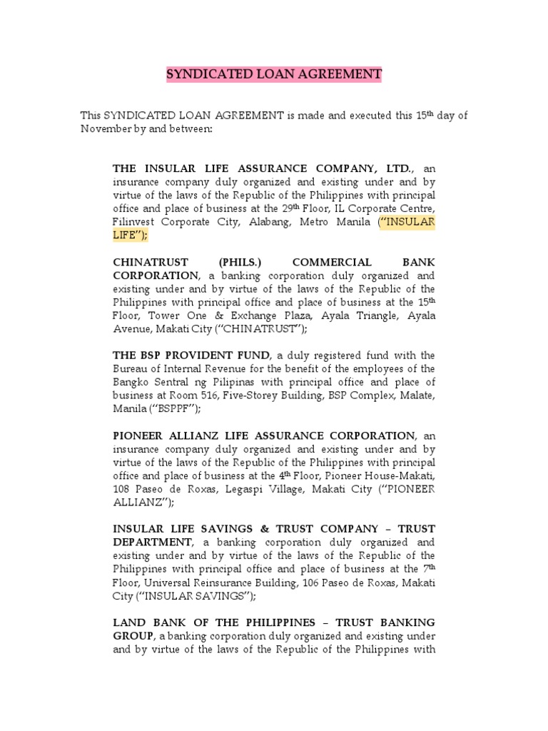 Sample Loan | PDF | Loans | Interest