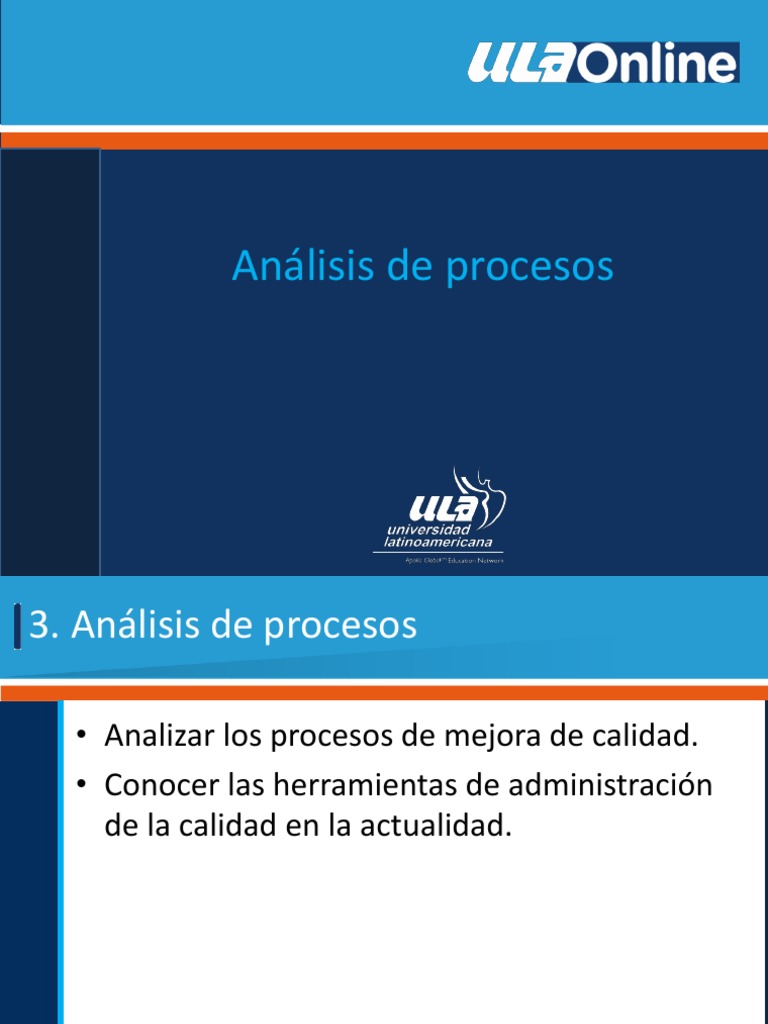 Analisis De Procesos Pdf Calidad Comercial Planificación