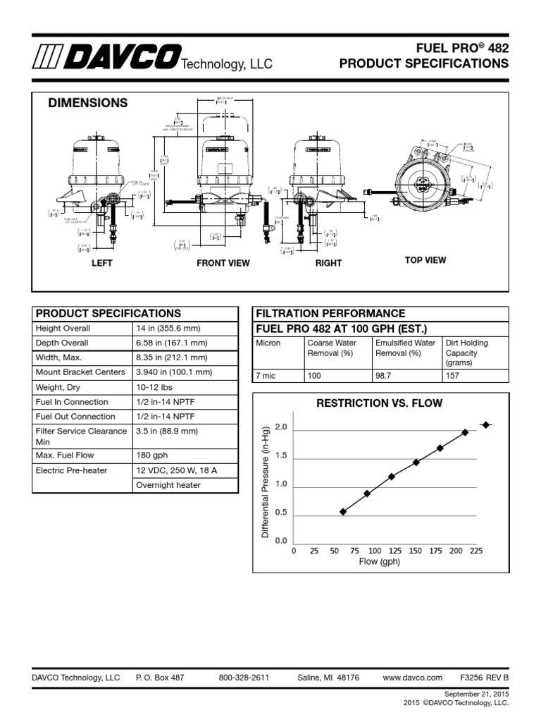 DAVCO 482.pdf | Manufactured Goods | Chemical Engineering
