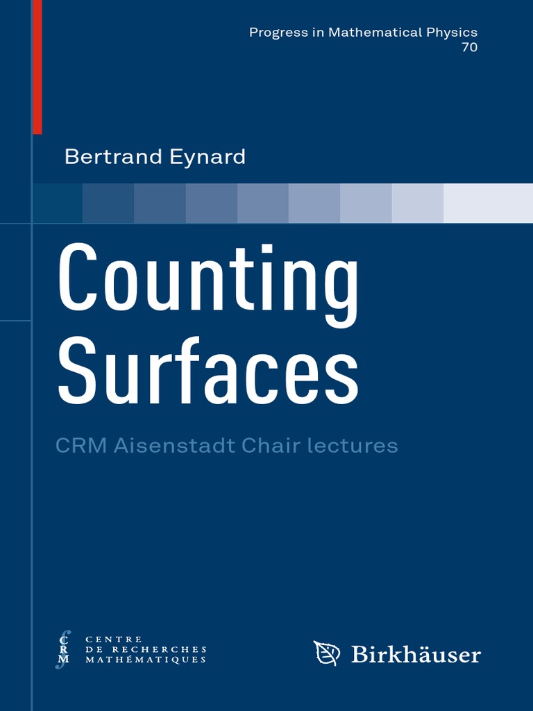 Counting Surfaces - B. Eynard | PDF | Integral | Combinatorics