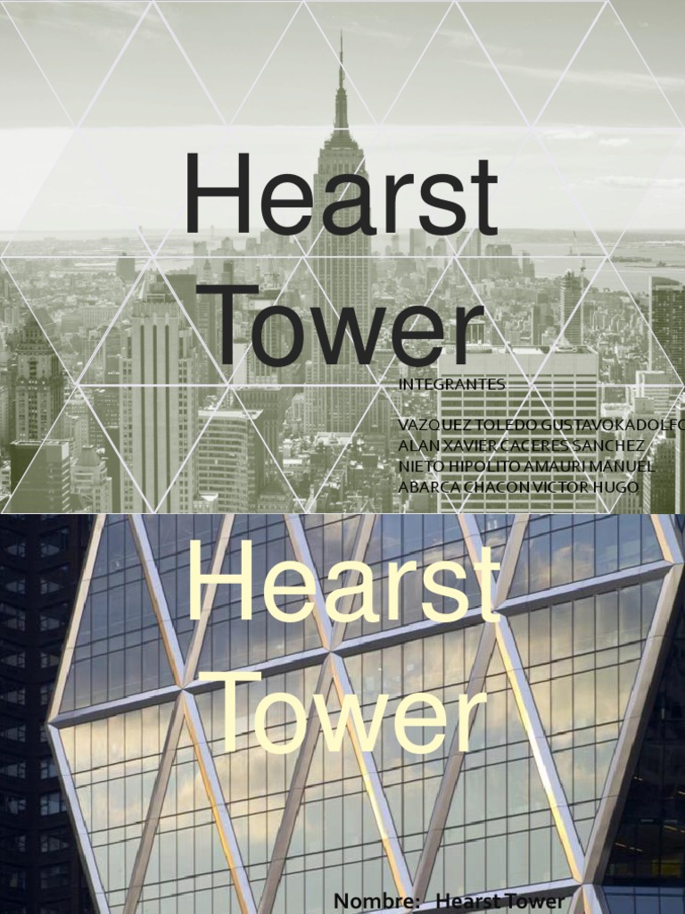 Estructura de la Hearst Tower en NY | PDF | Medios de arte | Diseño