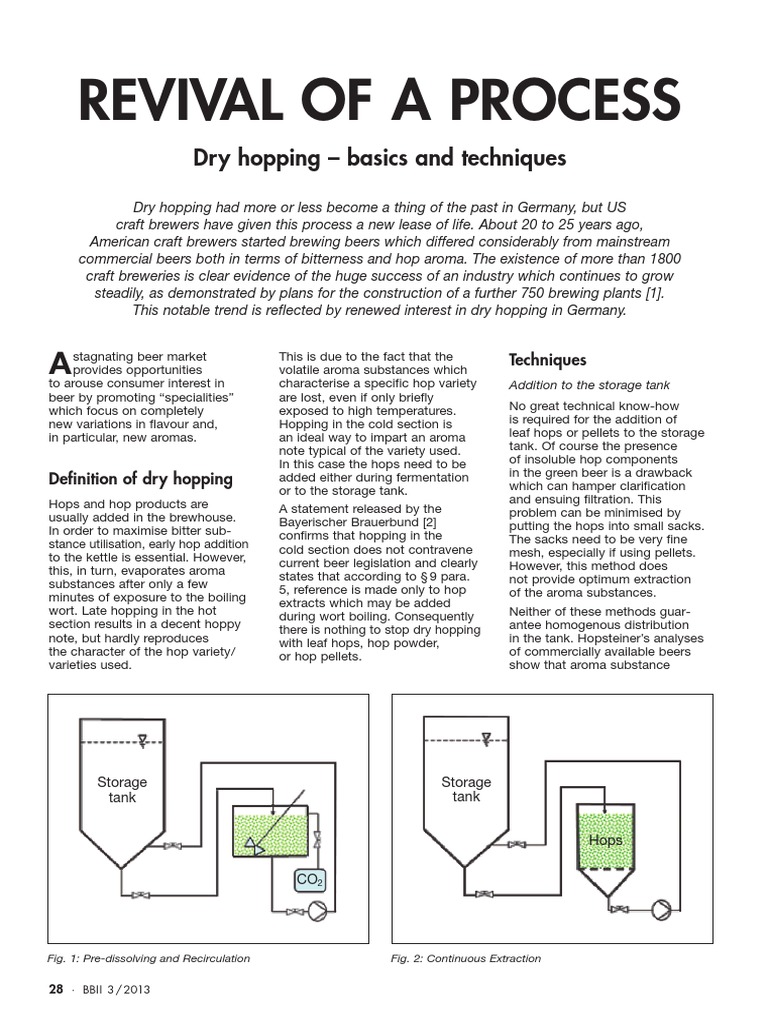 Revival of A Process Dry Hopping Basics and Techniques | PDF | Hops ...