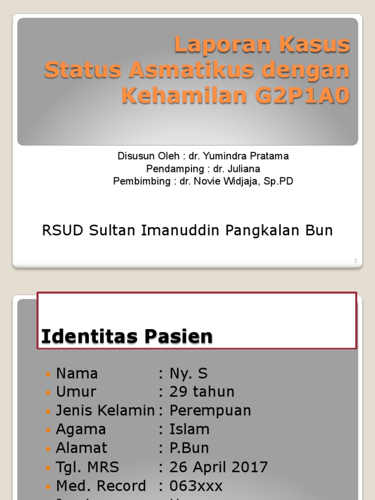 Status Asmatikus PDF | PDF