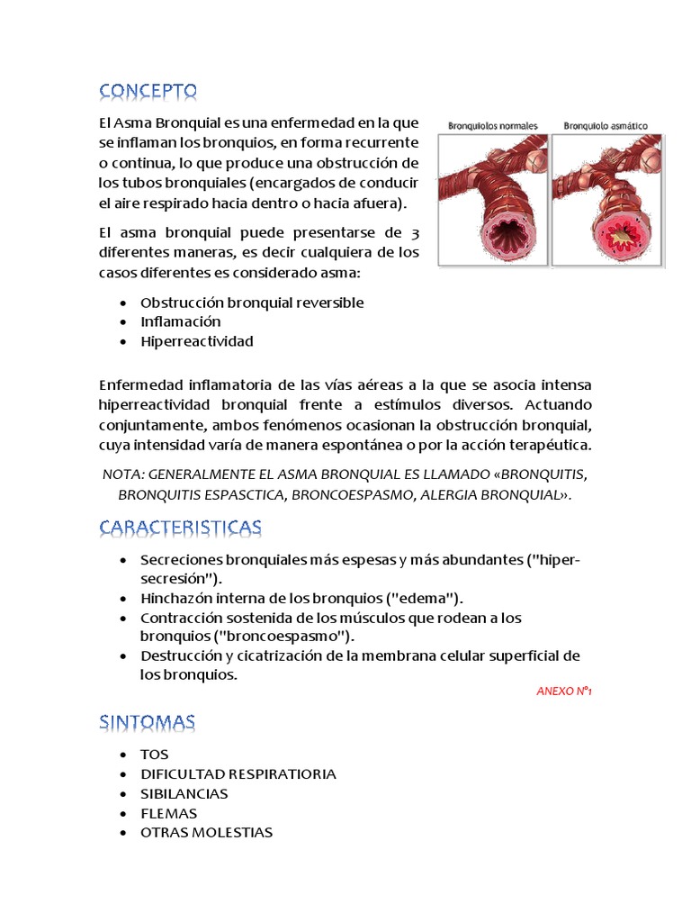 Informe Asma Bronquial | PDF | Asma | Alergia
