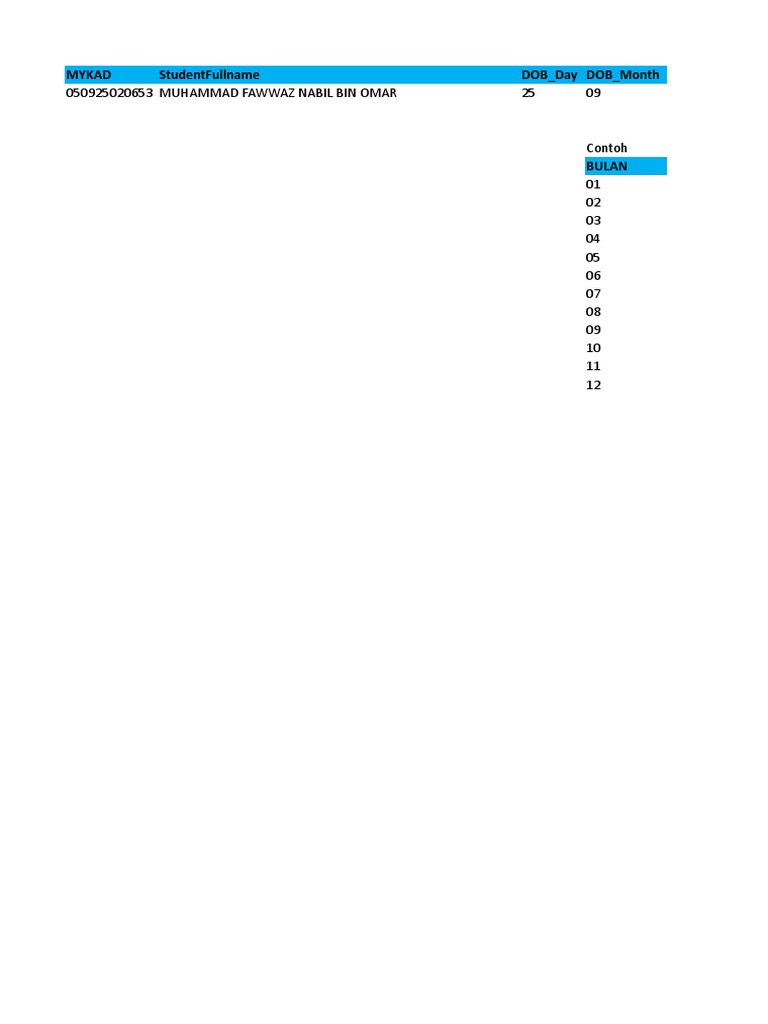 Student Profile Batch | PDF | Malaysia | Southeast Asia