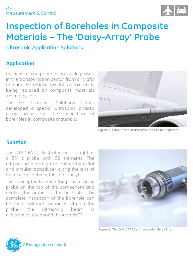 Inspection of Boreholes in Composite Materials - The Daisy-Array' Probe ...