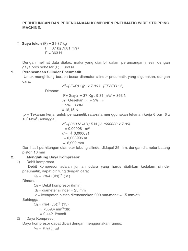 Materi Contoh Pneumatic | PDF