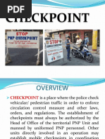 Hasty Checkpoint Operations Guide | PDF | Police | Traffic Ticket