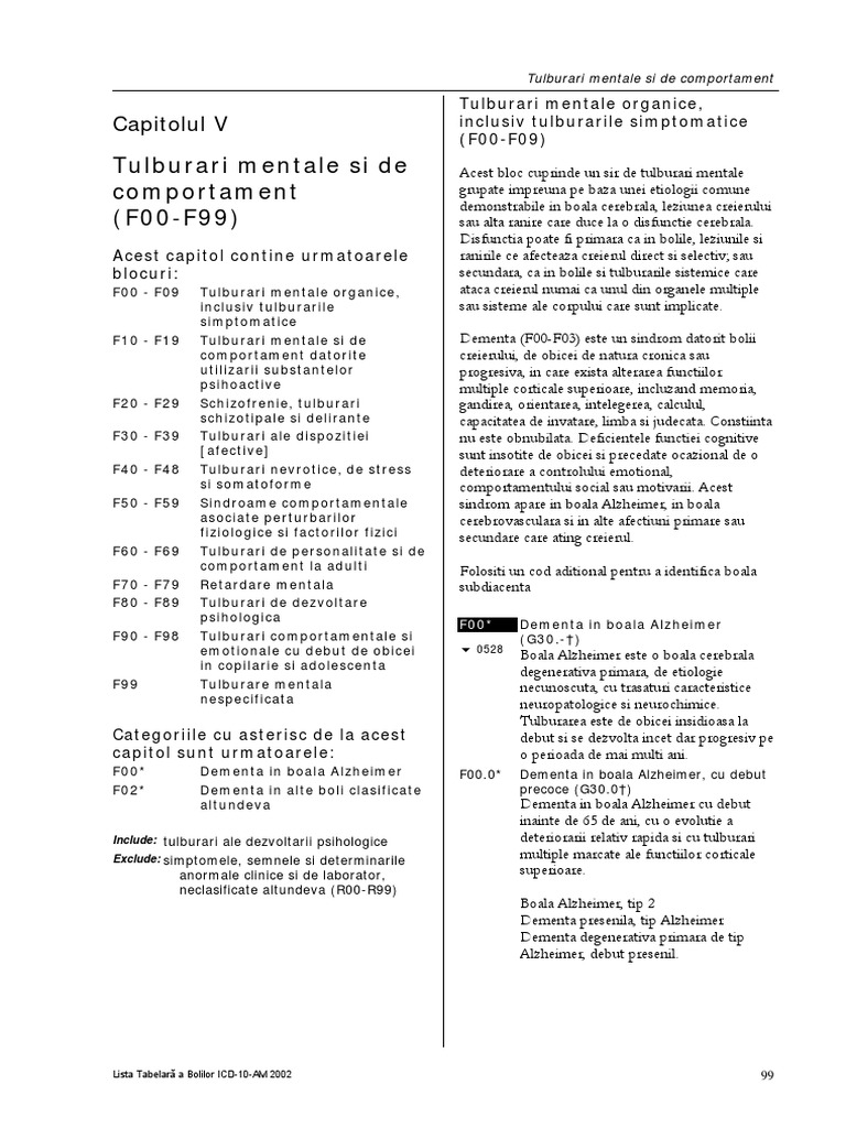 Coduri Boala PDF | PDF