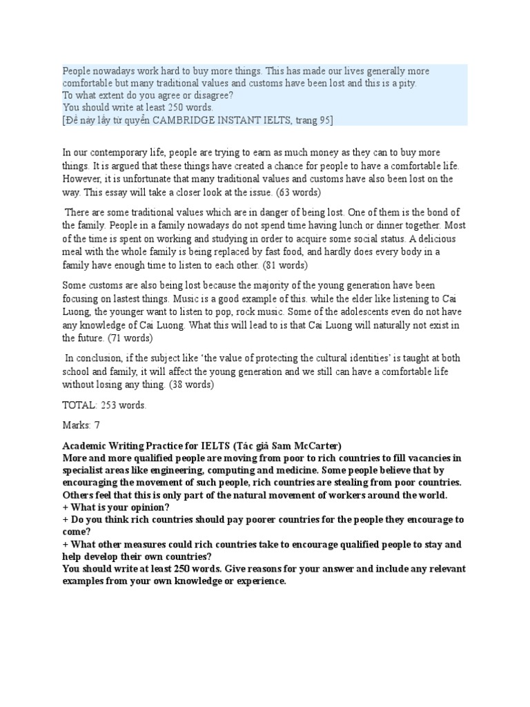 Sample Writing Task 2 | PDF | Wind Power | Educational Assessment