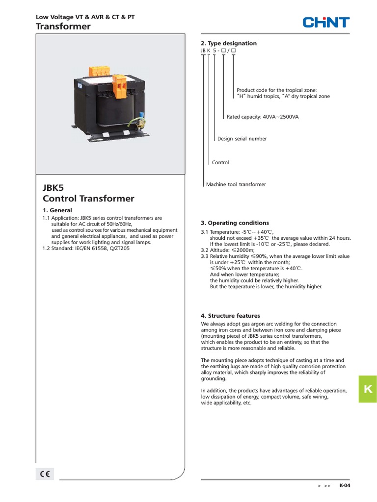 Transformer: Low Voltage VT & AVR & CT & PT | PDF | Transformer ...