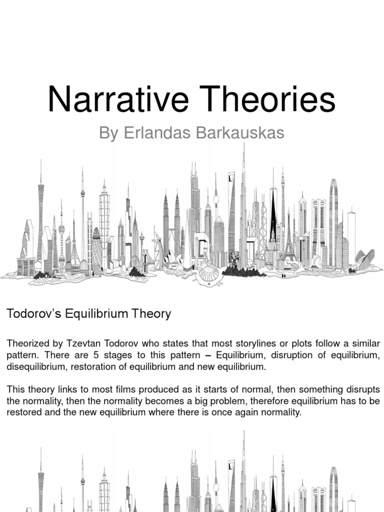 Narrative Theories: by Erlandas Barkauskas | PDF