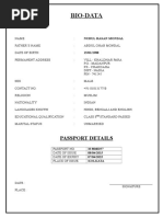 Simple Biodata Format | PDF
