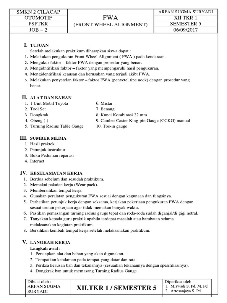 Jobsheet FWA - Arfan Sugma S | PDF