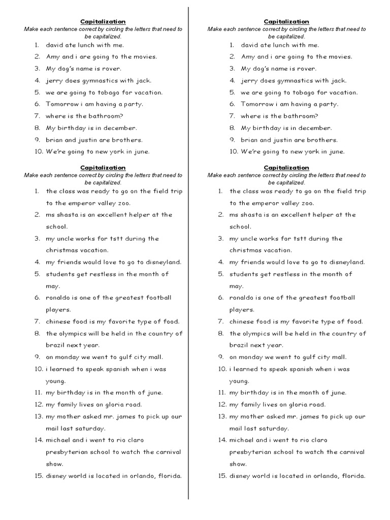 Punctuation Worksheets | PDF | Word Search | Leisure