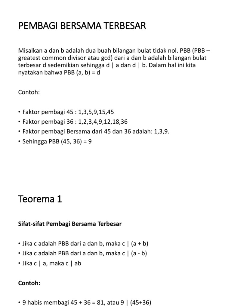 PBB, Relatif Prima | PDF