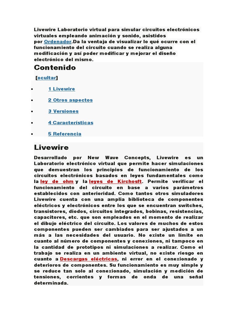 Livewire | PDF | Placa de circuito impreso | Electrónica