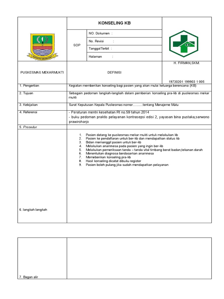 Sop KB Lengkap | PDF