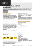 Shell Rimula R4 X 15W-40: Safety Data Sheet | PDF | Personal Protective ...