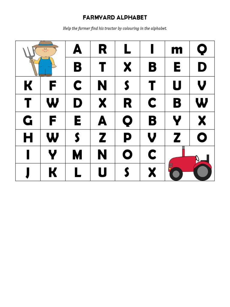Farmyard Alphabet | PDF
