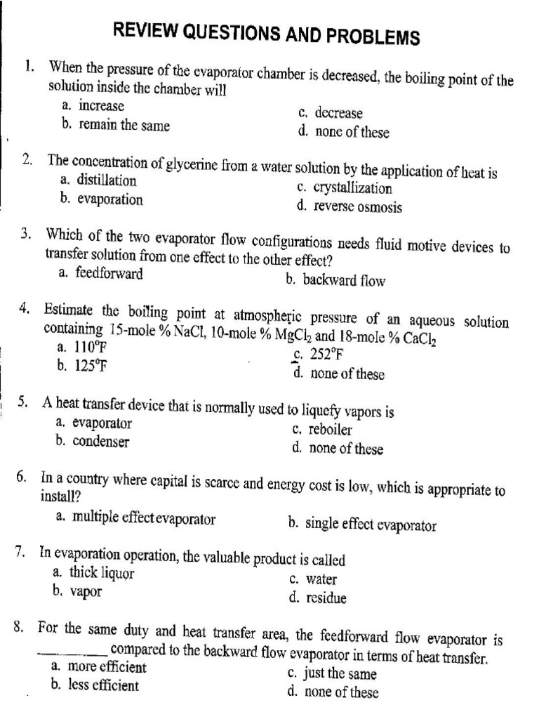 Evaporation | PDF
