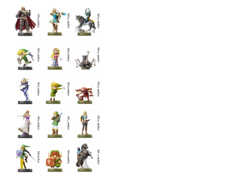 Amiibo Zelda Print Sheet | PDF