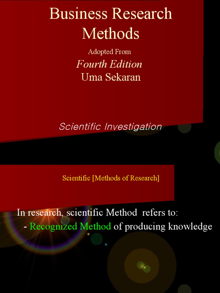 Scientific Research Methods Explained | PDF | Hypothesis | Inductive ...