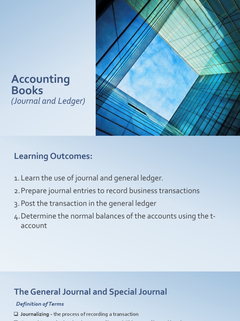 Understanding Journals and Ledgers | PDF | Debits And Credits | Money