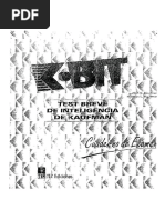 K-BIT Cuaderno de Examen | PDF
