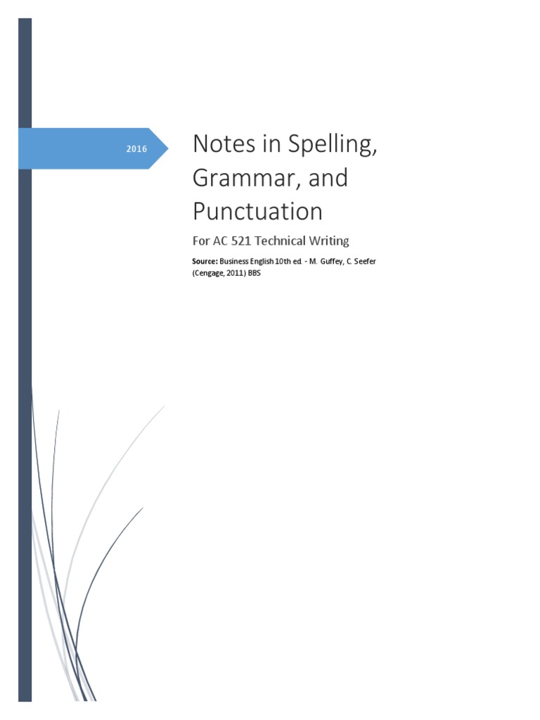 Notes in Spelling | PDF | Pronoun | Grammatical Number
