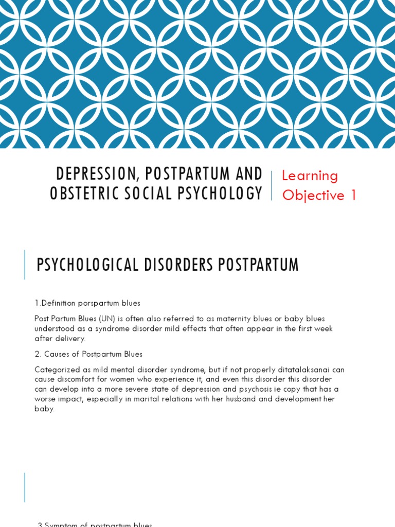 Understanding Postpartum Mental Health | PDF | Postpartum Depression ...