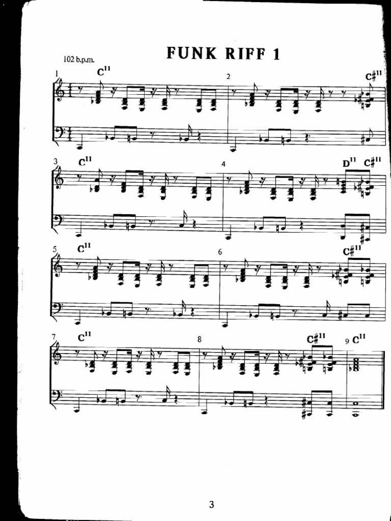 Funk Riff 01 | PDF