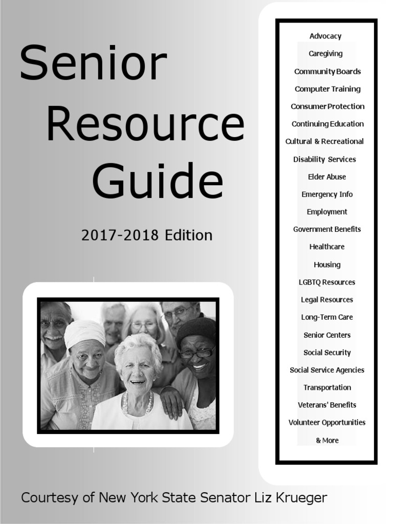 Senator Krueger's Senior Resource Guide 2017-2018 | PDF | Caregiver ...