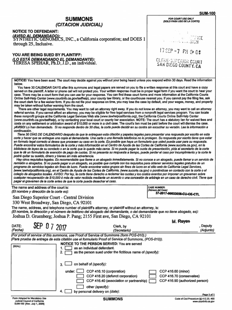 SGI Discrimination Lawsuit | PDF | Intentional Infliction Of Emotional ...