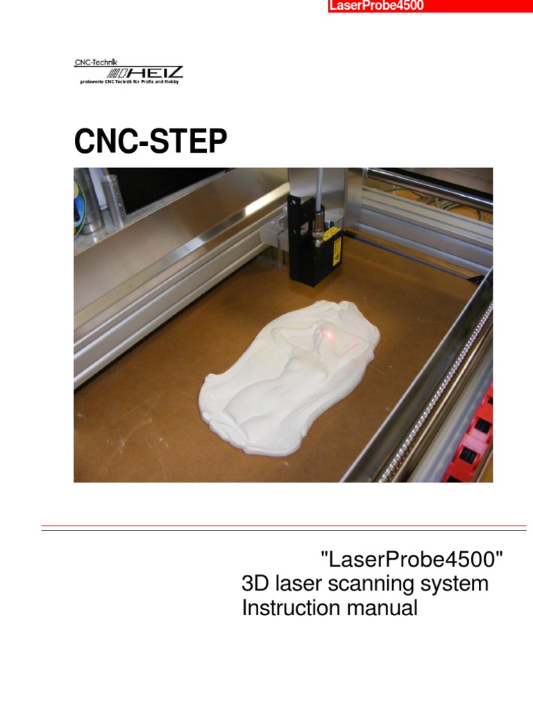 LaserProbe4500 3D Scanning Manual | PDF | Image Scanner | Numerical Control