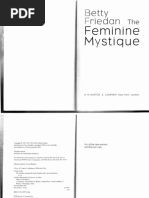 Betty Friedan - The Feminine Mystique | PDF | Feminism | Gender Studies