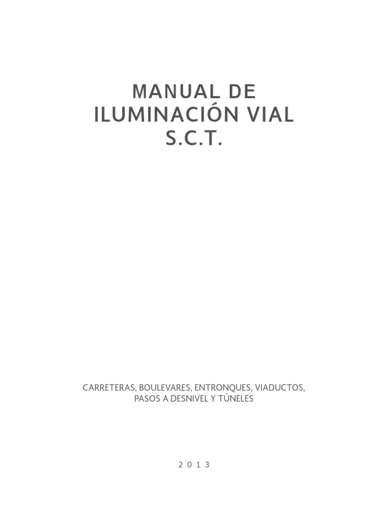 Manual de Iluminación SCT 2013 | PDF | Frecuencia | Color