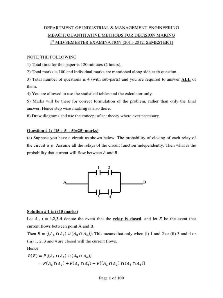 Probability and Statistics | PDF | Probability Density Function ...