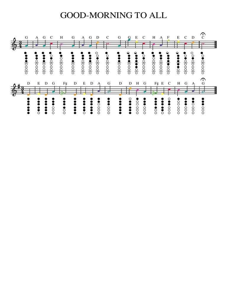 Good-Morning To All | PDF