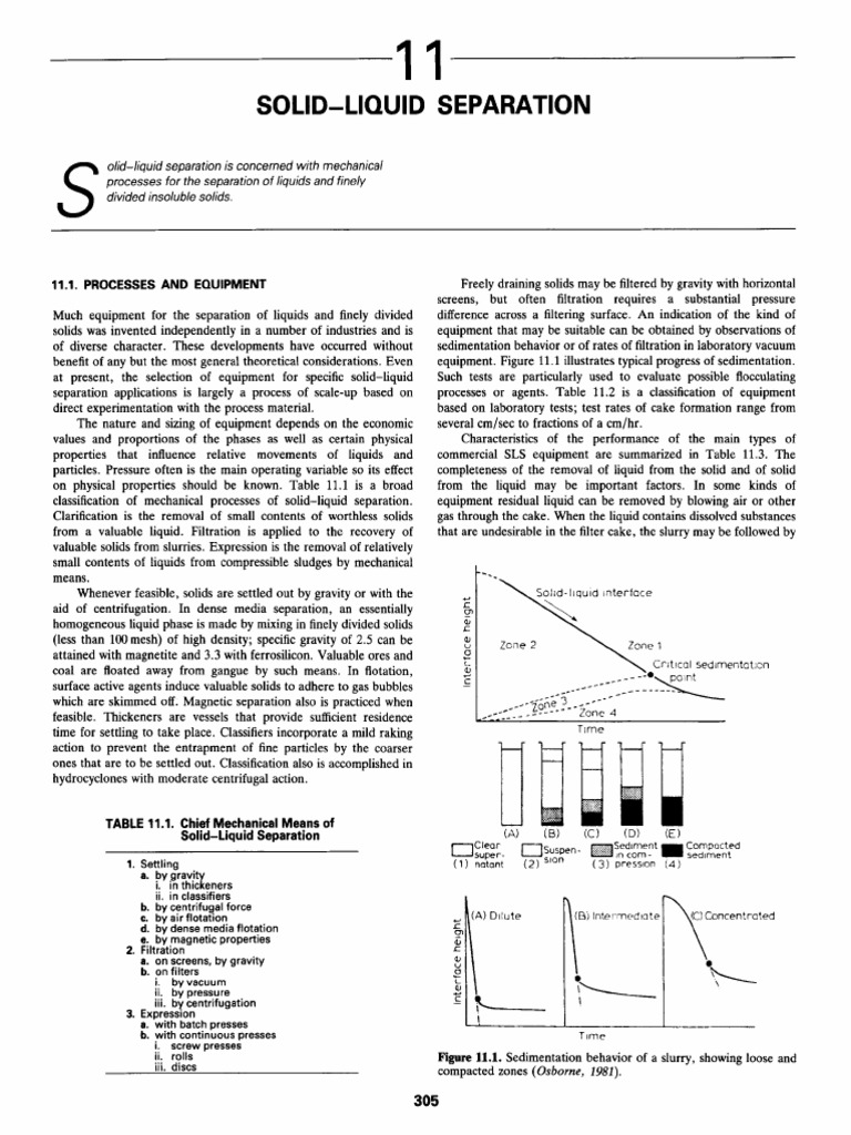 Solid Liquid Seperation PDF | PDF | Filtration | Chemistry
