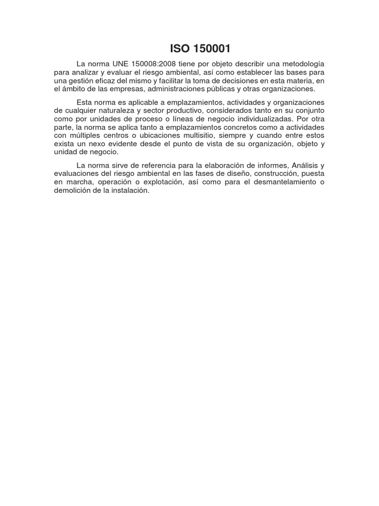 Iso 150001 | PDF