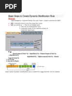 SAP QM - Dynamic Modification Rule | PDF