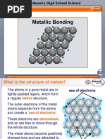 Metallic Bonding - Electron Sea Model | PDF | Chemical Bond | Ion