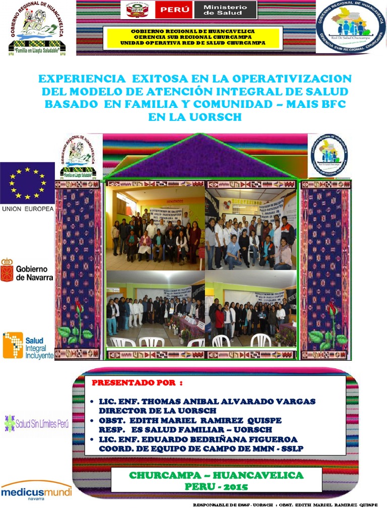 Experiencia Mais BFC Ered Churcampa | PDF | Sistema de salud | Gestión de recursos humanos