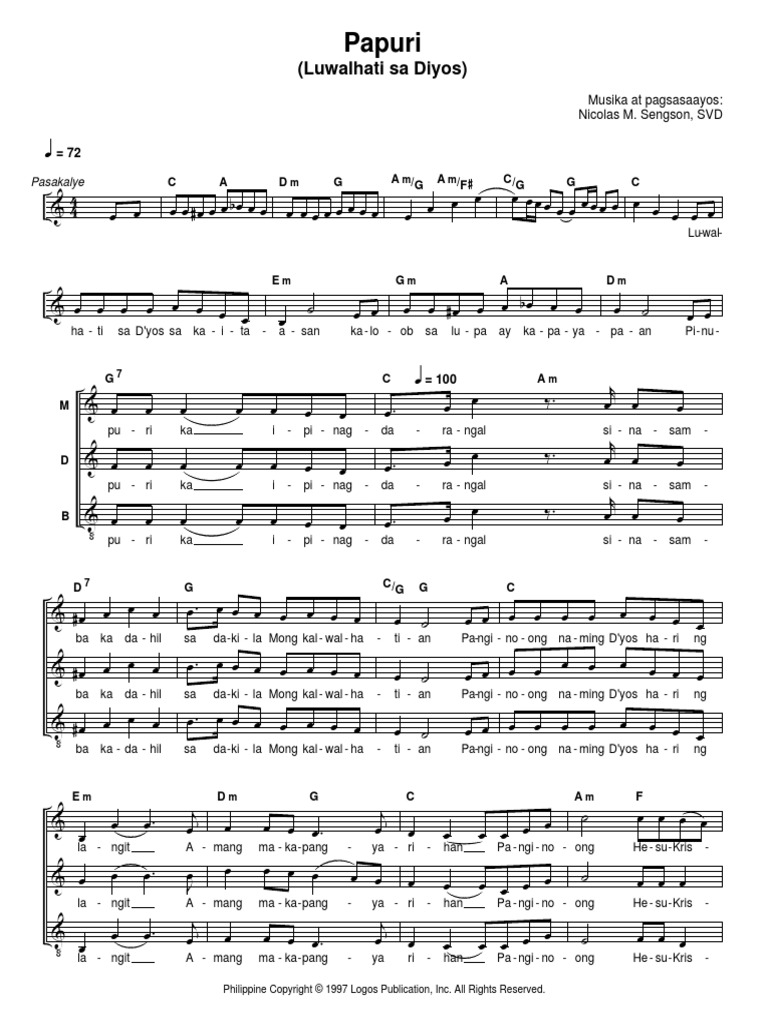 Luwalhati (Sengson) (MM1) | PDF