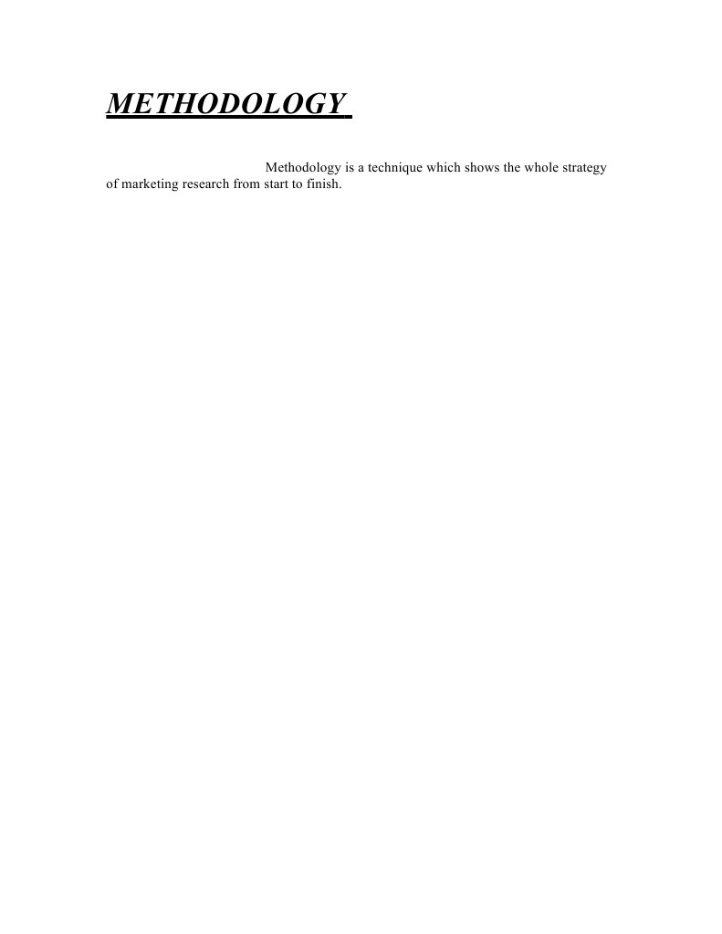 Marketing Research Methodology Explained | PDF