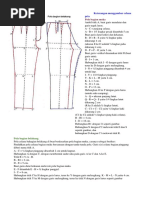 Ukuran Celana Standar Indonesia | PDF | Metode & Bahan Ajar | Gaya Hidup
